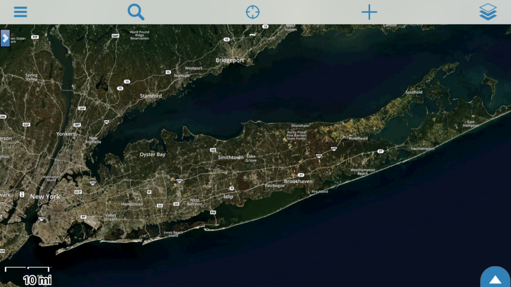New GaiaPro Map Layer—MapBox Satellite with No Labels - Gaia GPS