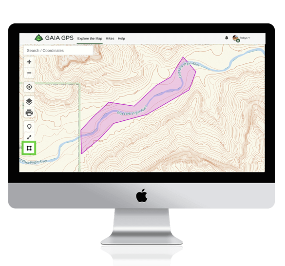 Measure Areas on the Web - Gaia GPS