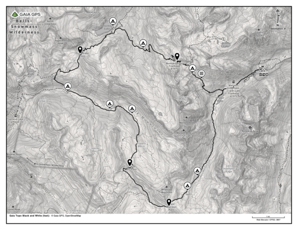 See the World More Clearly with New Gaia Black and White Map - Gaia GPS