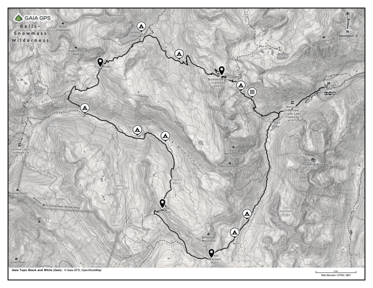 See the World More Clearly with New Gaia Black and White Map - Gaia GPS