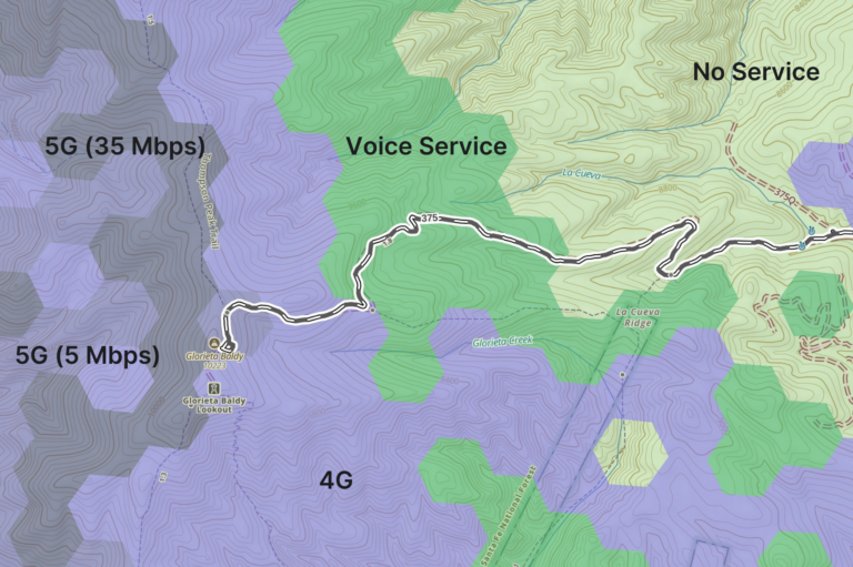 New! See If You’ll Have Service with Enhanced Cell Coverage Maps - Gaia GPS